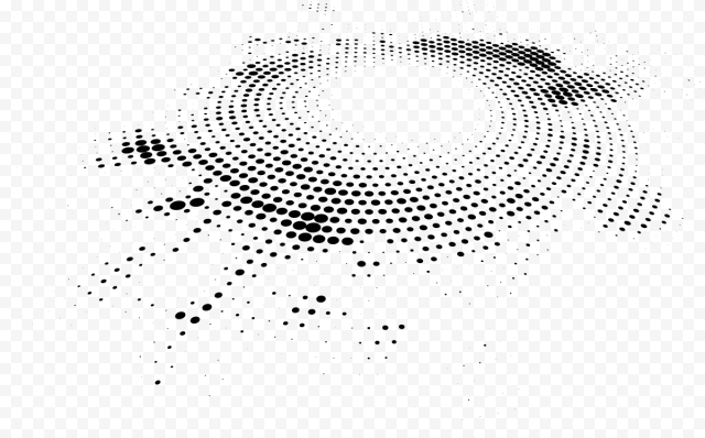 Blue Halftone Circle Dots PNG | Citypng