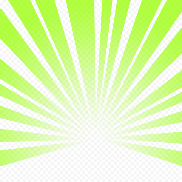 Green Sun Rays Background