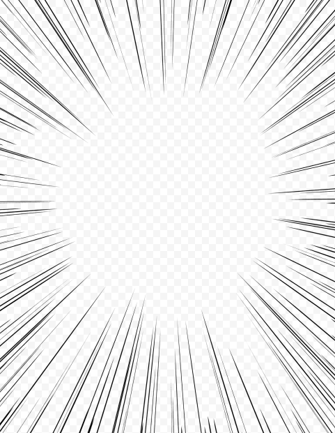 HD Comic Speed Lines Effect PNG | Citypng