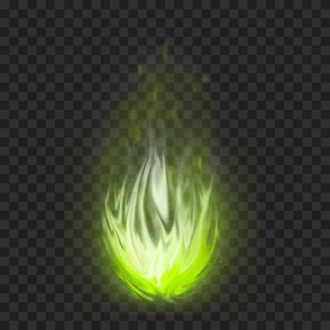 Green Fire Flame Aura Effect HD PNG | Citypng