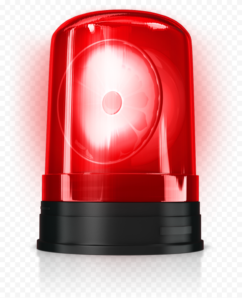 HD Red Alarm Police Beacon Siren Illustration PNG | Citypng