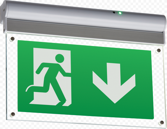 HD Exit Sign Emergency Safety PNG | Citypng