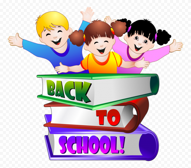 HD Back To School Smiling Cartoon kids PNG | Citypng