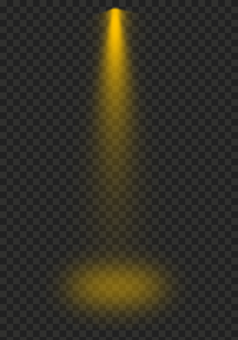 HD Yellow Spotlight Light Effect PNG | Citypng
