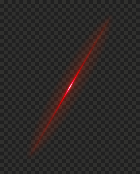 HD Red Lens Flare Line White Light In Center Effect PNG | Citypng