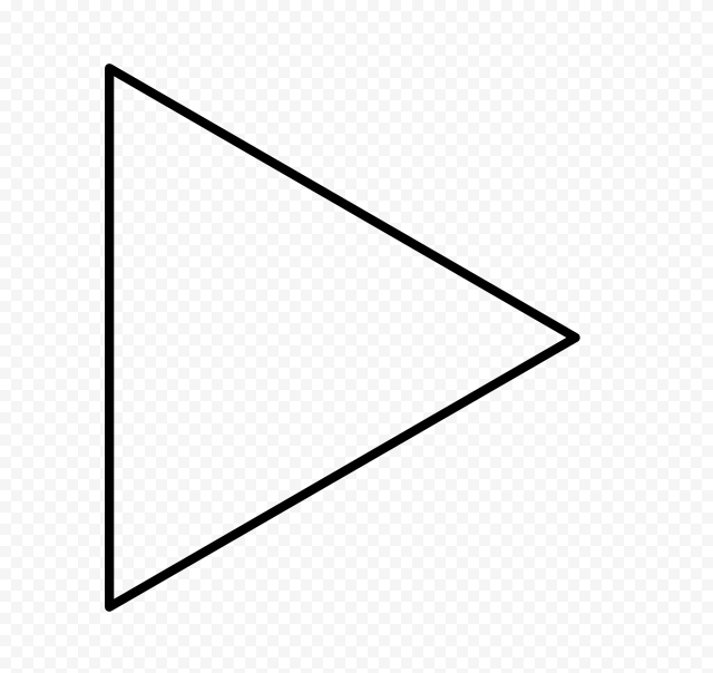 Download Black Right Triangle PNG | Citypng