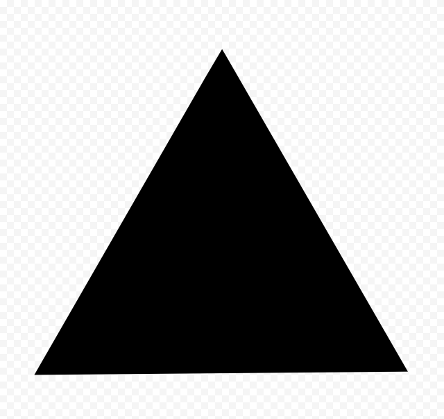black triangle no background cutout PNG & clipart images | CITYPNG