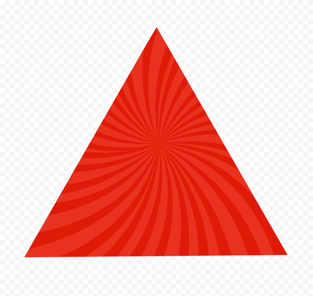 Transparent Red Aesthetic Triangle | Citypng