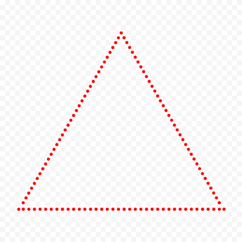 Transparent Red Aesthetic Triangle | Citypng