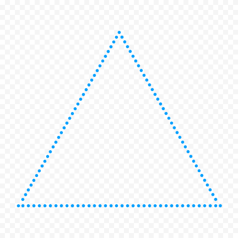 HD Black Dotted Triangle Transparent PNG | Citypng