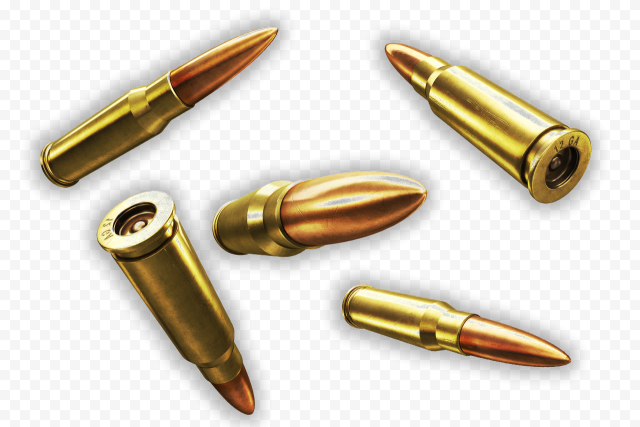 HD Gun Falling Real Bullets Transparent Background | Citypng