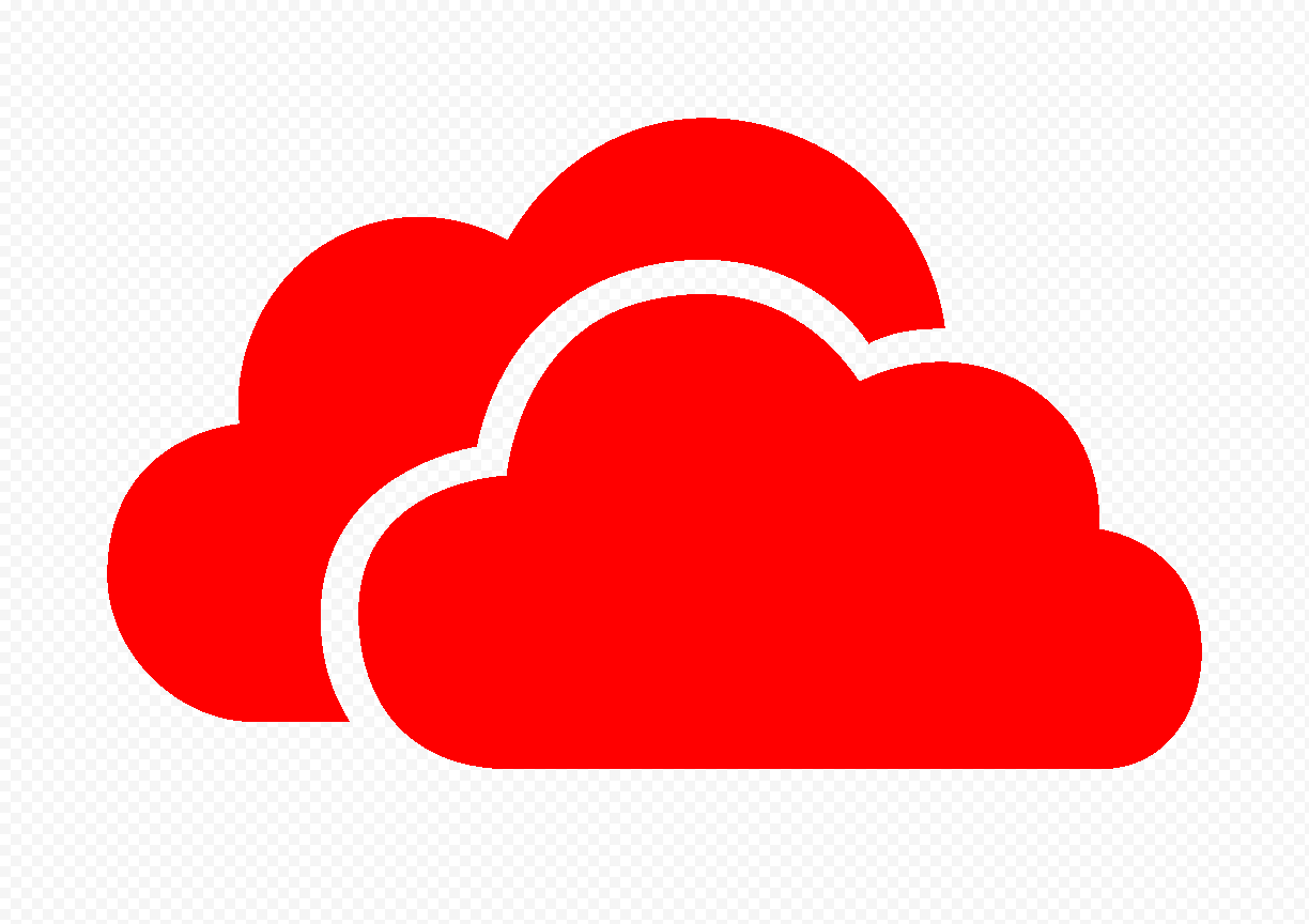 HD Orange Storage Host Clouds Icon PNG | Citypng