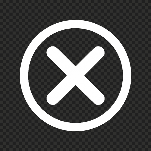 PNG Close X Logo White Icon | Citypng