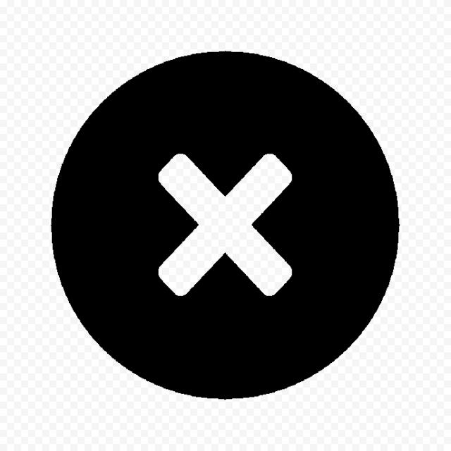 HD Close X Logo Red Icon Transparent Background | Citypng