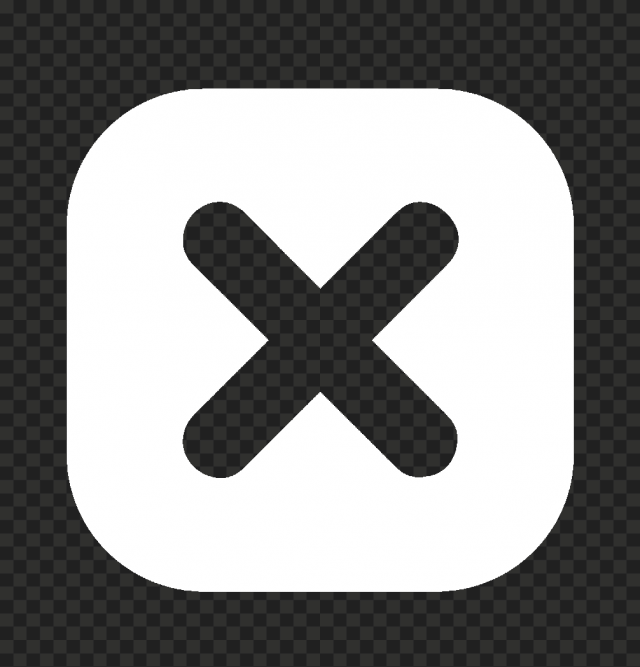 HD Square Close Blue Button Icon Transparent PNG | Citypng