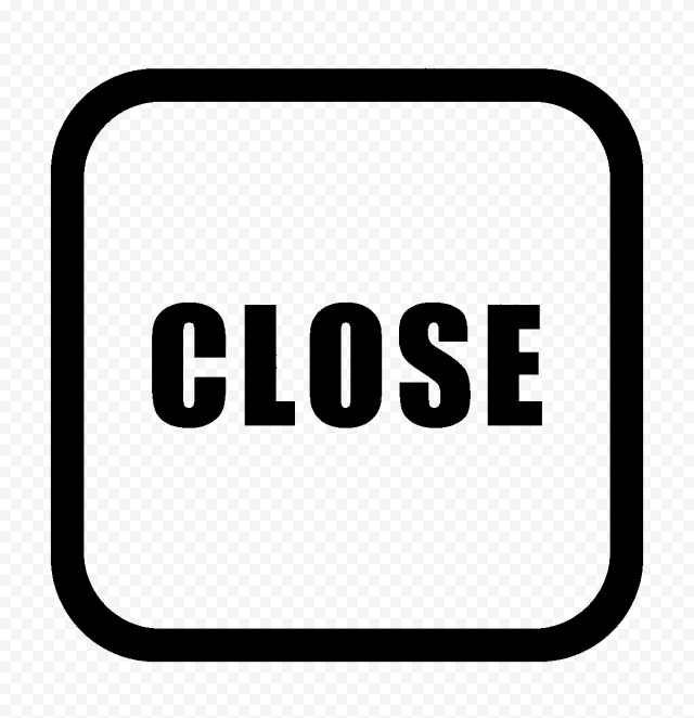 Square Close Gray Button Icon Transparent PNG | Citypng