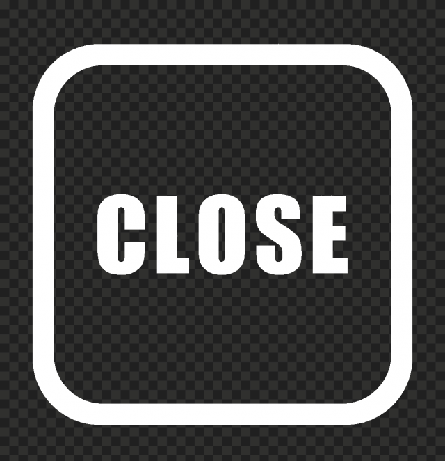 HD Square Close Blue Button Icon Transparent PNG | Citypng
