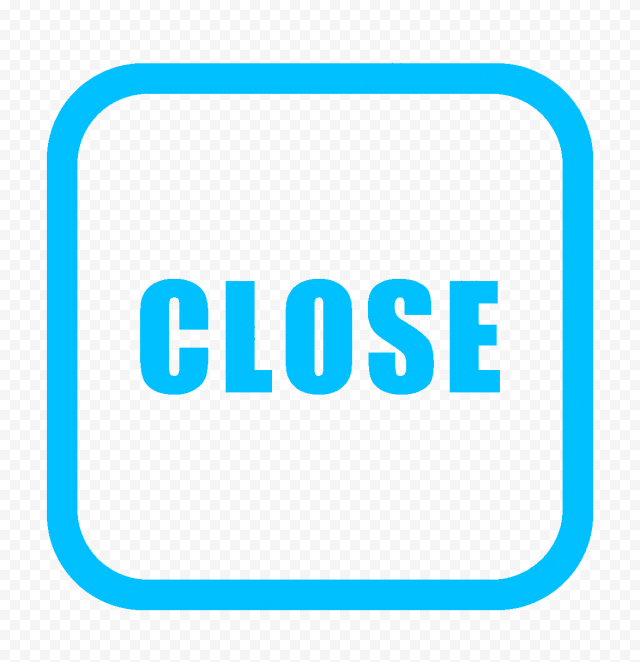 HD Red Square Close X Button Icon Transparent Background | Citypng