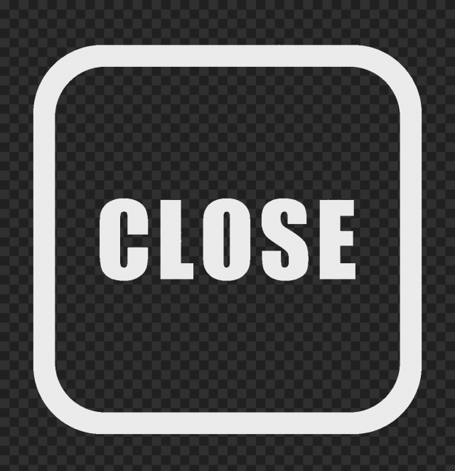 HD Square Close Blue Button Icon Transparent PNG | Citypng