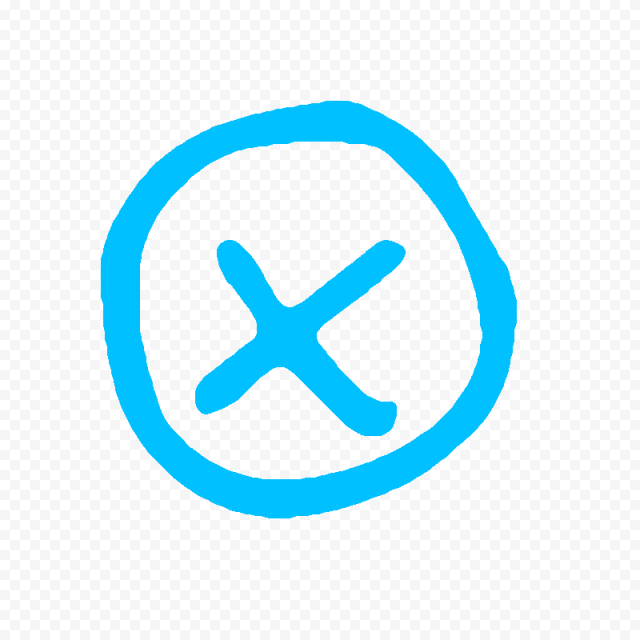 Transparent Drawn Doodle Red X Close Icon | Citypng