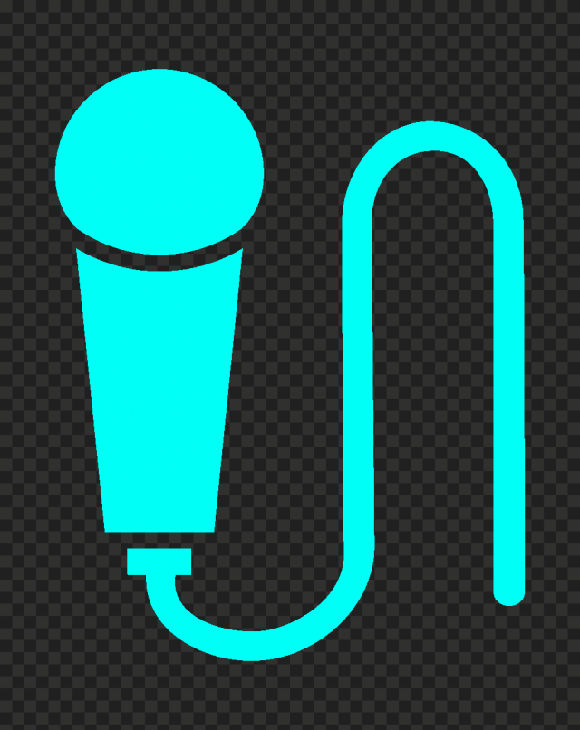 Transparent HD Dark Blue Microphone Mic Voice Sound Icon | Citypng