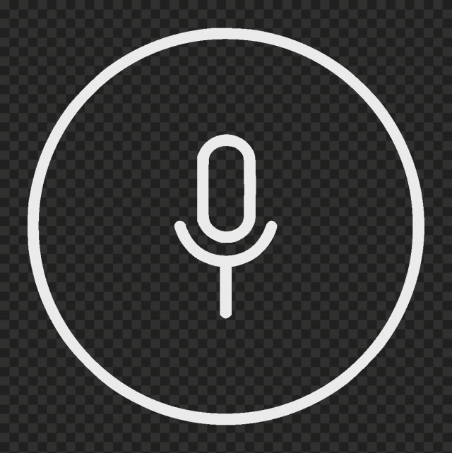 PNG Creative Red Flat Voice Recorder Round Icon | Citypng