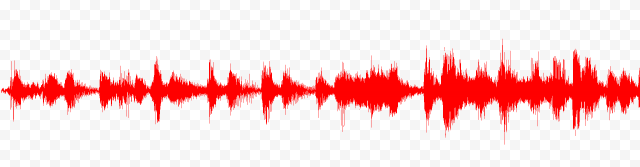 PNG Glowing Red Music Wave Sound Waves | Citypng