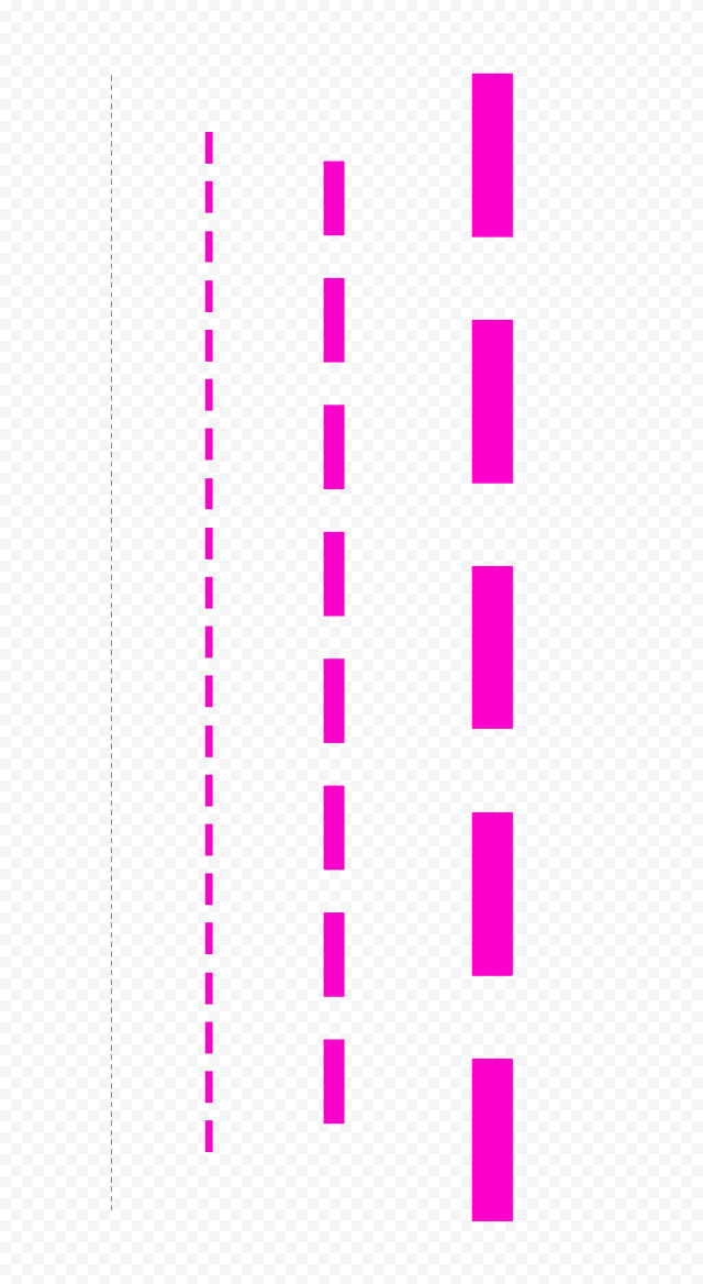 Four Red Dashed Lines Transparent PNG | Citypng