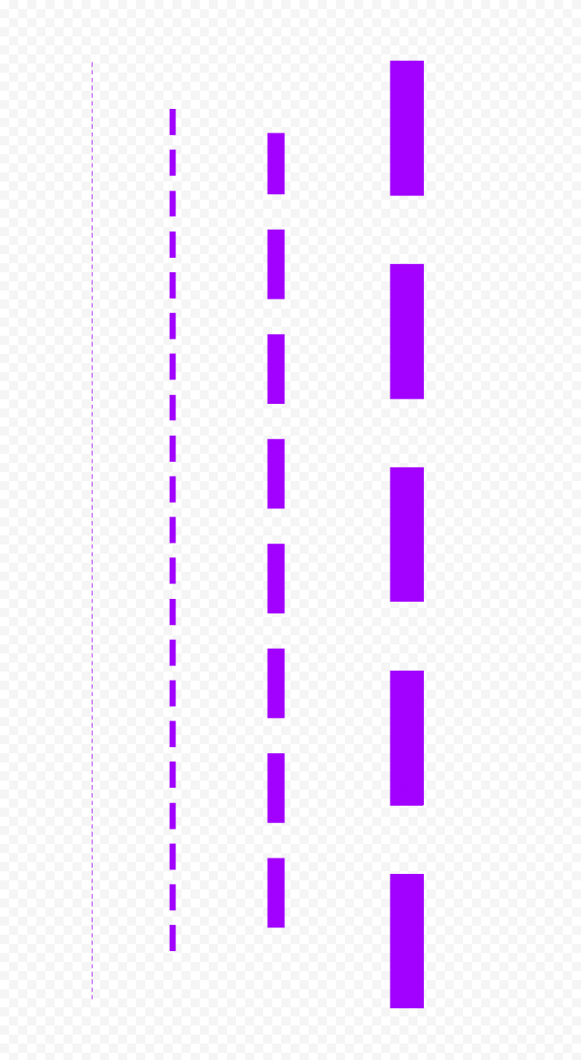 Download Four Yellow Dashed Lines PNG | Citypng