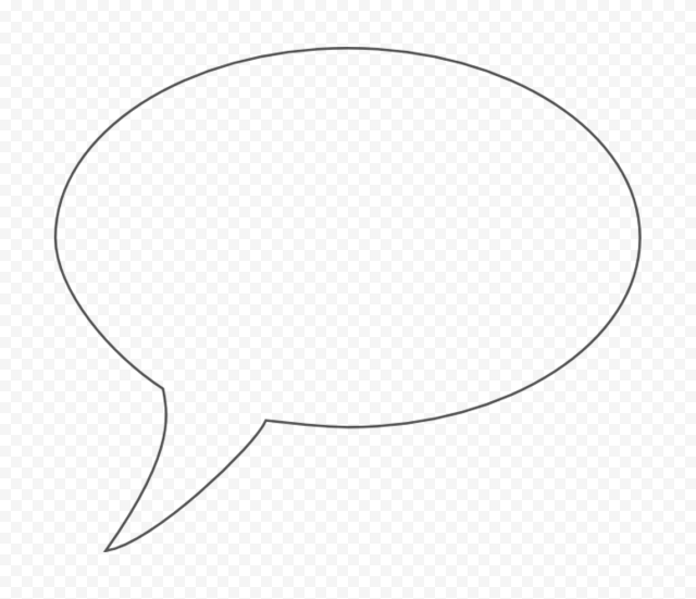 Thought Speech Bubble Blank Dialog Box | Citypng