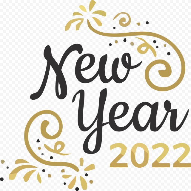 2022 New Years Clipart