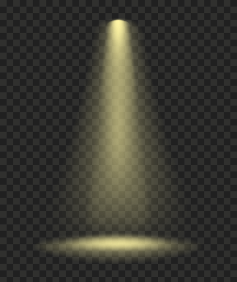 HD Yellow Spotlight Light Effect PNG | Citypng
