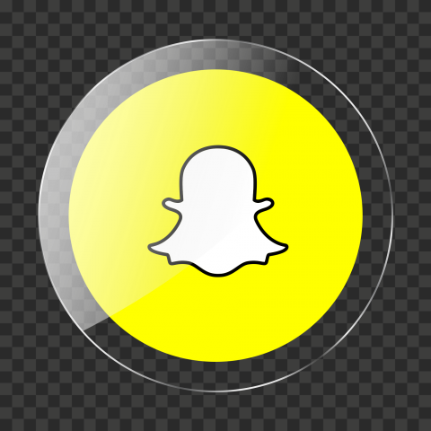 HD Yellow Circle Round Watercolor Style Snapchat Icon PNG Image | Citypng