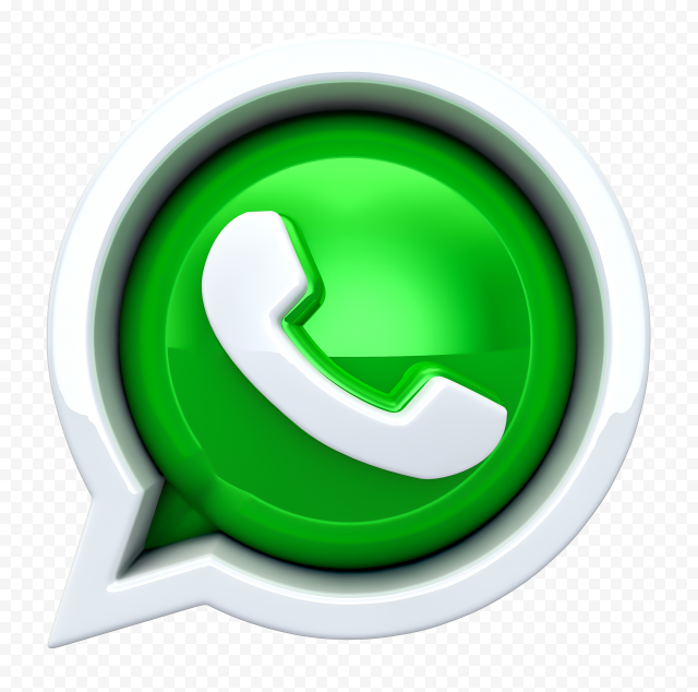 HD 3D Style Round Vector Whatsapp Wtsp Wa Logo Icon PNG | Citypng