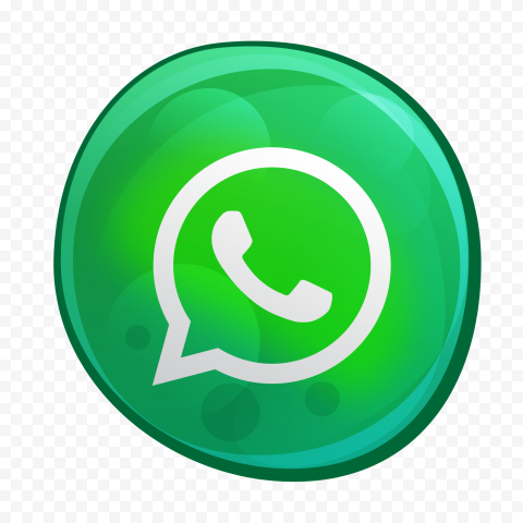 HD Round Shape Contains White Whatsapp Logo Icon PNG | Citypng