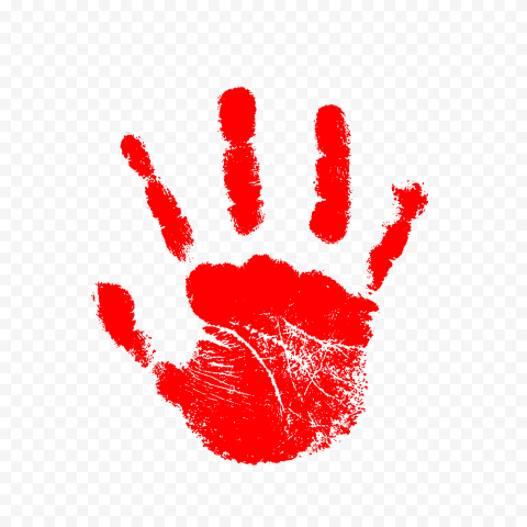 HD Purple Real Single Handprint PNG | Citypng