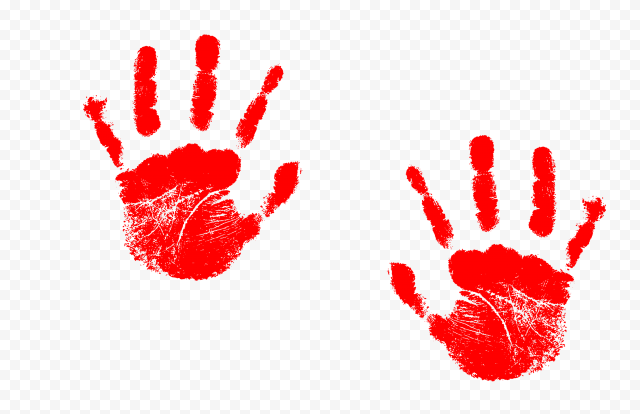 HD Colorful Two Handprint PNG | Citypng