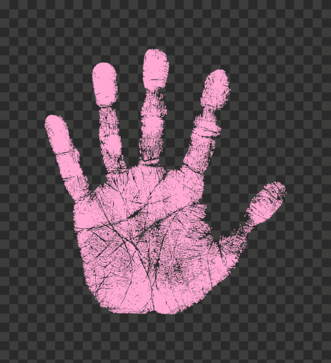 HD Pink Baby Two Hand Print Vector Silhouette PNG | Citypng