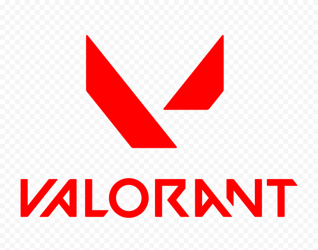 HD Valorant Red Neon Logo With Symbol PNG | Citypng