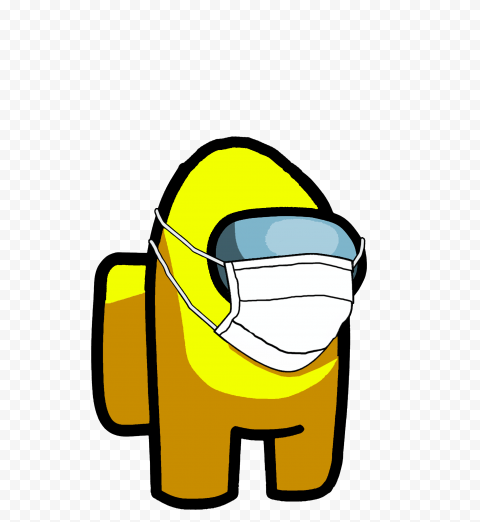 HD Purple Among Us Character Covid Surgical Mask PNG | Citypng
