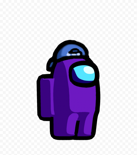 Purple Among Us Character PNG | Citypng