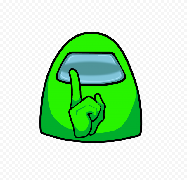 HD Red Among Us Crewmate Character Front View With Hands PNG | Citypng