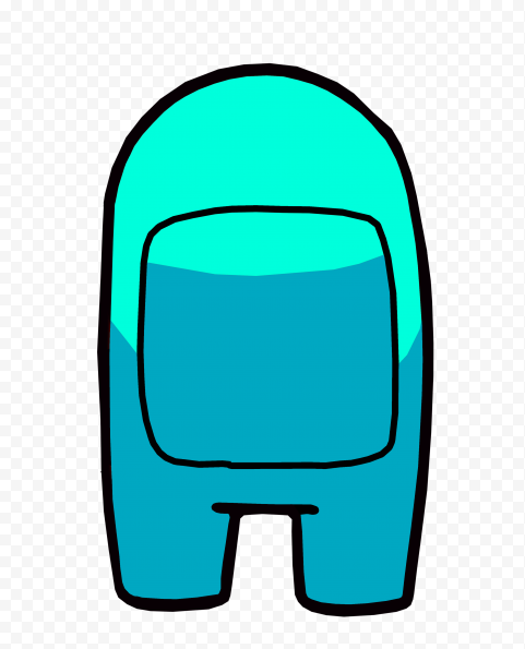 HD Among Us Orange Character Back View PNG | Citypng