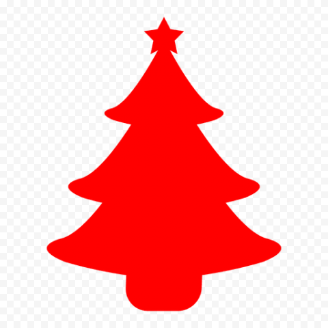HD Red Christmas Tree Icon PNG | Citypng