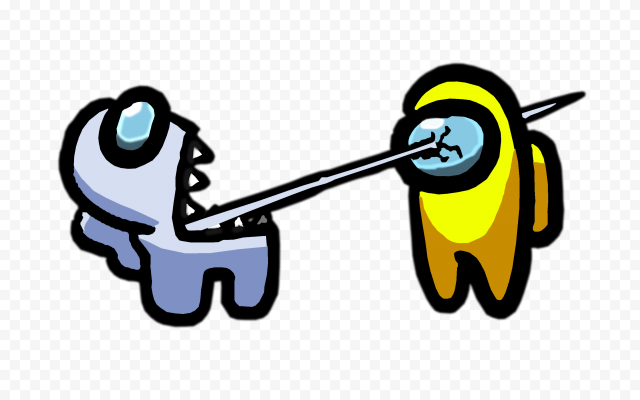 HD White Among Us Mini Crewmate Character Baby PNG | Citypng