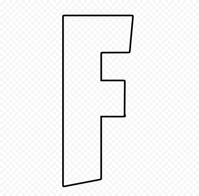HD Gold F Fortnite Logo Letter PNG | Citypng