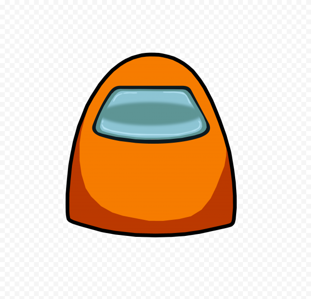 HD Brown Among Us Character Crewmate Face Front View PNG | Citypng