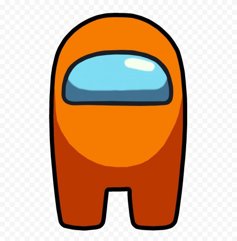 Orange Among Us Character PNG | Citypng