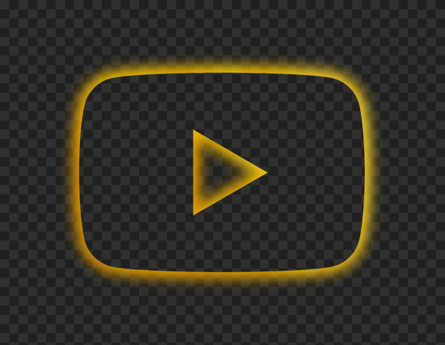 HD Youtube YT Aesthetic Black & Red Outline Logo Symbol Sign Icon PNG ...