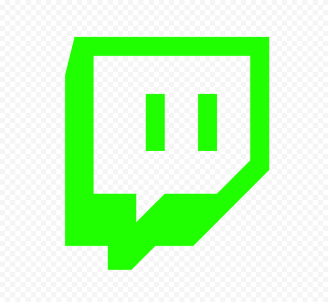 HD Neon Twitch Aesthetic Green Icon Transparent Background PNG | Citypng